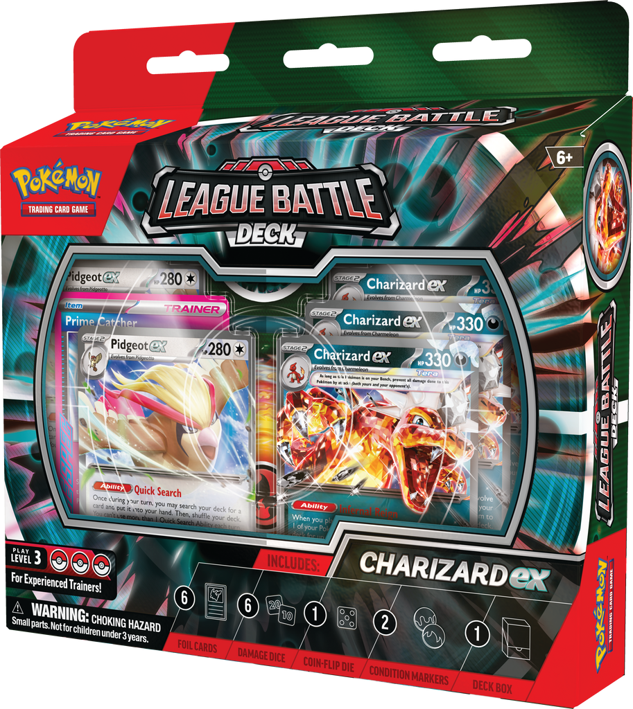 Charizard ex League Battle Deck - Unleash Fiery Tactics! – Endo Collects